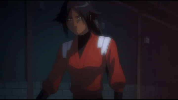 Yoruichi with a sword on Make a GIF