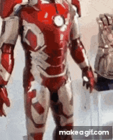 Marvel Iron Man mark 43 gif on Make a GIF