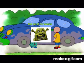 Calliou meme gif on Make a GIF