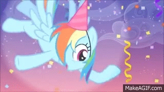 My Little Pony Happy Birthday Gif