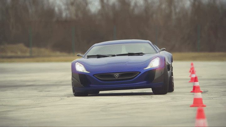 Rimac All Wheel Torque Vectoring on Make a GIF