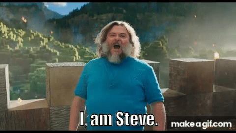 A Minecraft Movie | I am Steve on Make a GIF