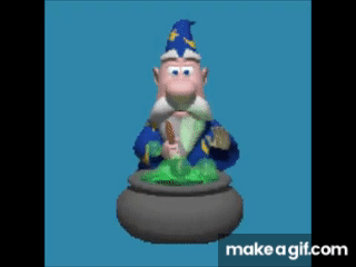 Agent Animated Characters Showcase - Merlin on Make a GIF