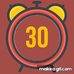 Clock countdown 30secs on Make a GIF