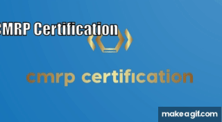 CMRP Certification on Make a GIF