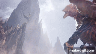 MHW ICEBORNE Shara Ishvalda Vs Ruiner Nergigante Ecology Fight Cutscene ...