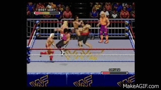 WWF Royal Rumble (SNES) James & Mike Mondays on Make a GIF