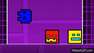 Geometry Dash Animation - Dual Portal on Make a GIF