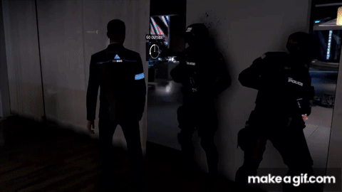 Detroit: Become Human - Hostage Negotiation Gameplay on Make a GIF