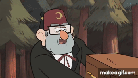 BEST MOMENTS OF STANLEY PINES - Gravity Falls on Make a GIF