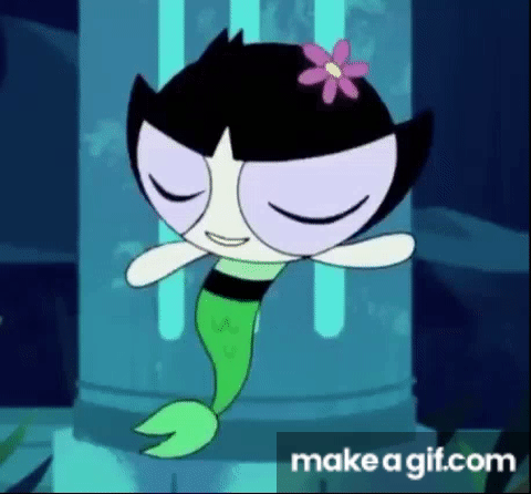 Dancing Mermaid Buttercup on Make a GIF