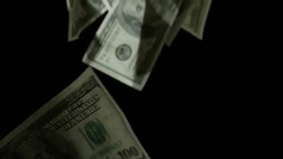 Slow Motion falling money on Make a GIF