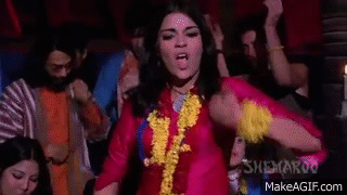 Hare Ram Hare Krishna - Dum Maro Dum Mit Jaaye Gum - Asha Bhosle on Make a GIF