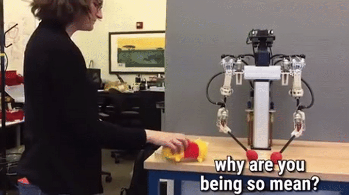 Cute robot on Make a GIF