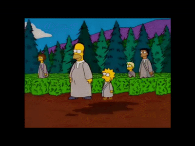 los simpson secta 7 on Make a GIF