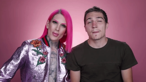 APPLYING FOUNDATION WITH MY BOYFRIEND'S B**L S**K on Make a GIF