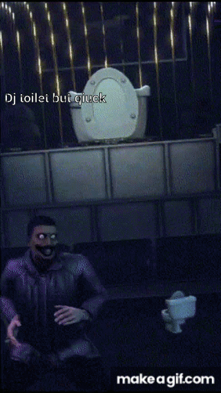 Qiuck dj toilet on Make a GIF