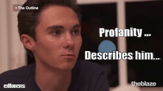 A Side of David Hogg you haven' t seen... PROFANITY on Make a GIF
