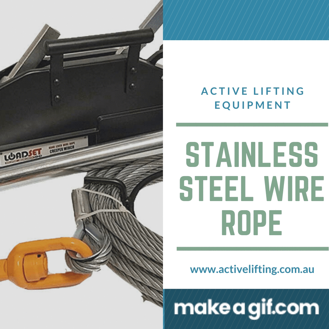 stainless steel wire rope on Make a GIF