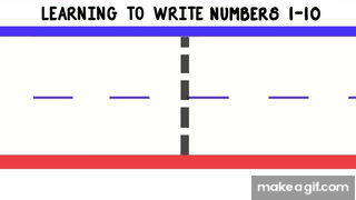 Learning to Write Numbers 1-10 | How to Write 1 to 10 for Kids ...