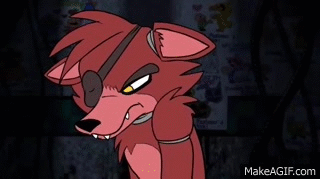 Five Nights at Freddy's - Foxy, Mangle, Chica [Tony Crynight] on Make a GIF