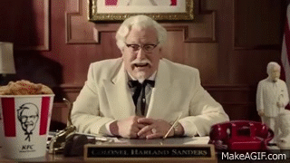 KFC - Colonel Sanders Laugh for 5 Minutes on Make a GIF