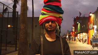 100 LAYERS OF BEANIES on Make a GIF