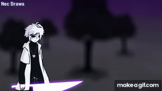 X!Chara vs Player [Animation] on Make a GIF