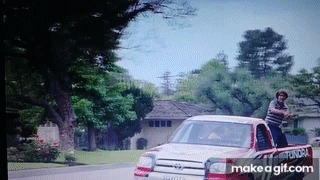 The Benchwarmers Mailbox Smashing Clip on Make a GIF