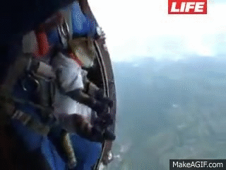 Parachute Cat on Make a GIF