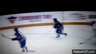 Jake Virtanen hit on Connor McDavid on Make a GIF