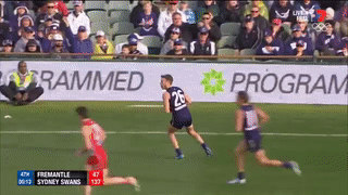 2016 Toyota AFL: Round 19 - Fremantle vs Sydney 31.07.2016 on Make a GIF