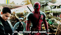gifdeadpool: Her relationship with Deadpool, I guess it’s kind... on ...