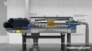 Flottweg Tricanter® Animation – the Decanter for Three-Phase Separation ...