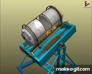 Rotational Moulding Process (3D Animation) on Make a GIF