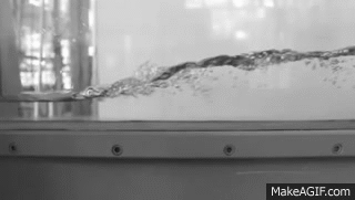 Hydraulic jump on Make a GIF