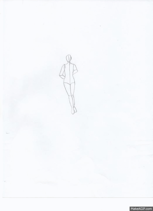 animation fashion person outline 2 on Make a GIF