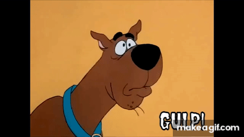 Scooby-Doo GULP on Make a GIF