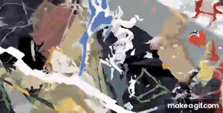 Mahoraga walking loop on Make a GIF