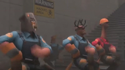 Tf2/Sfm: Kazotsky Kick (Gun Mettle update taunt) on Make a GIF