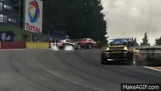 GRID Autosport Crash Compilation! on Make a GIF
