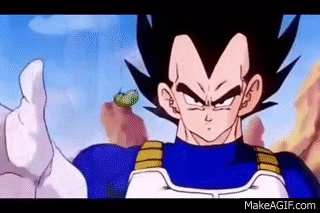 The proper way to eat a senzu bean on Make a GIF