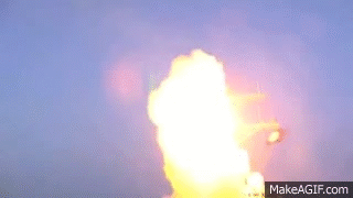 U.S. Navy Destroyer launches Tomahawk cruise missiles on Make a GIF