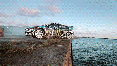 Ken Block’s GYMKHANA NINE. [video] on Make a GIF