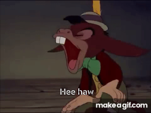 Disney's Pinocchio Jackass Transformation (Real Full) on Make a GIF