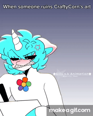 When someone ruin CraftyCorn's art 👆: #smillingcritters #animation # ...