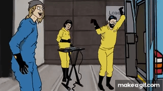 DUDES OF HAZMAT - Toxic Waste Chase (music video) on Make a GIF