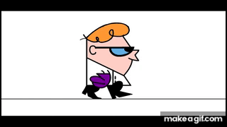 Dexter Laboratory Walk cycle on Make a GIF