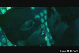 Batman Catwoman Kiss Gif