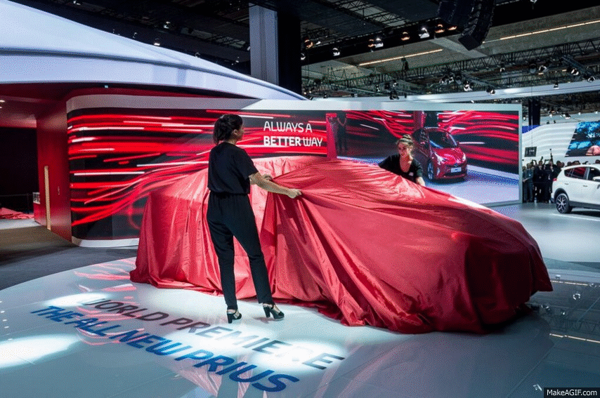 Prius 2016 Frankfurt Unveil on Make a GIF